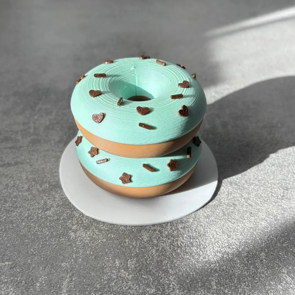 Apple Pencil Donut Stand with Decorative Sprinkles - Free 3D Print ...