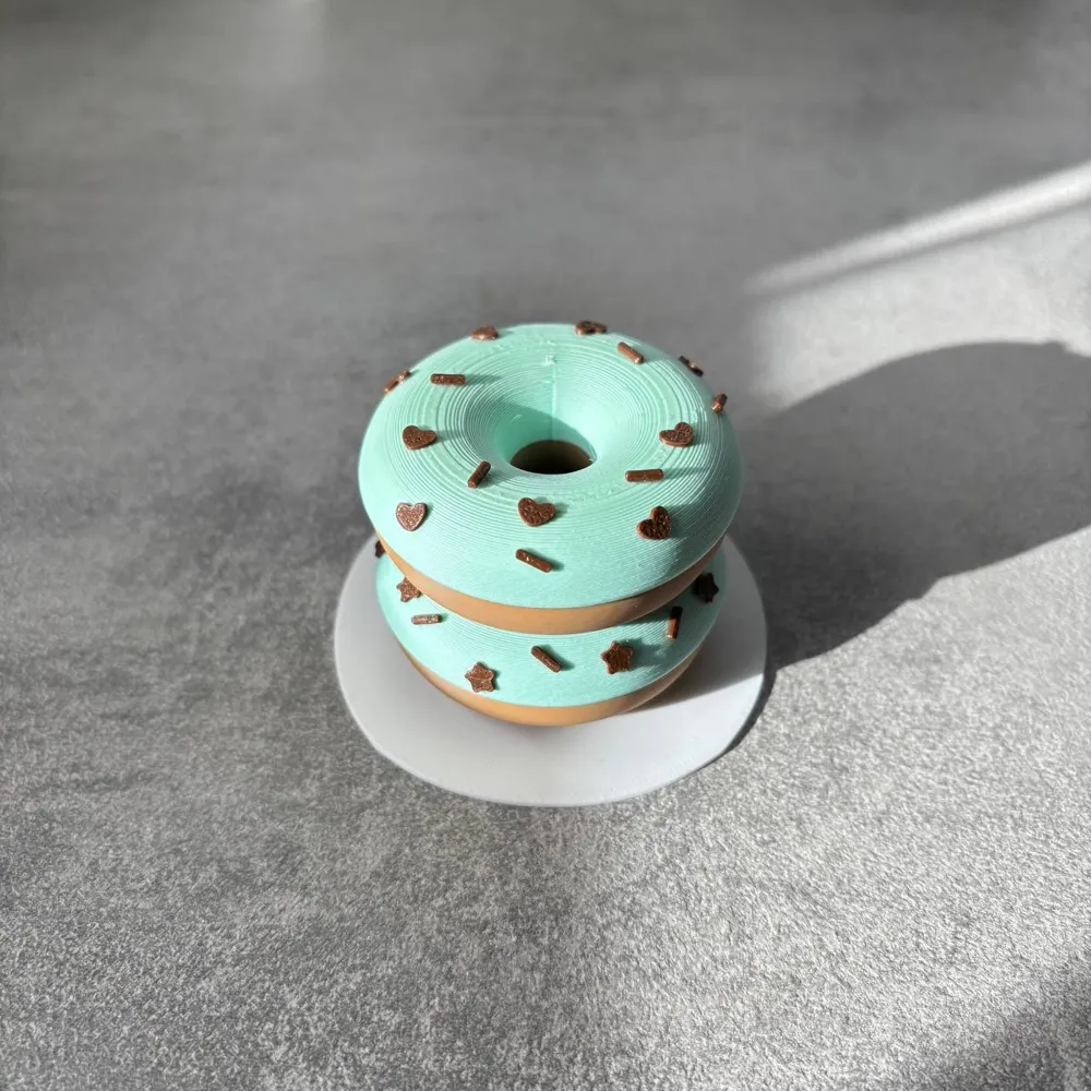 Apple Pencil Donut Stand with Decorative Sprinkles - Free 3D Print ...
