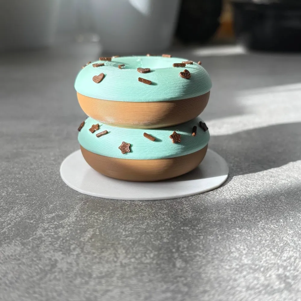 Apple Pencil Donut Stand with Decorative Sprinkles - Free 3D Print ...
