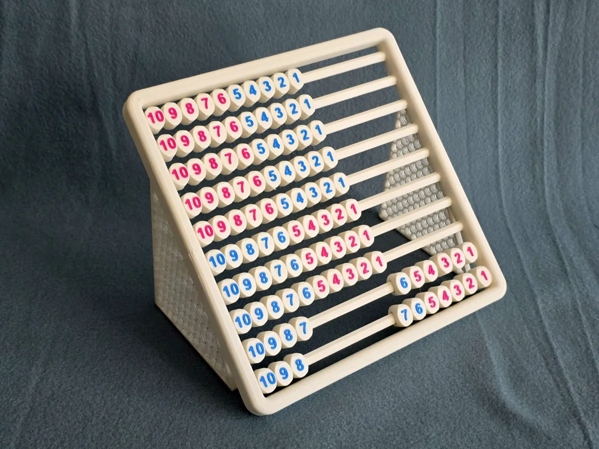 Abakus – Print-in-Place Logic Trainer - Free 3D Print Model - MakerWorld