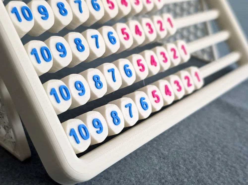 Abakus – Print-in-Place Logic Trainer - Free 3D Print Model - MakerWorld