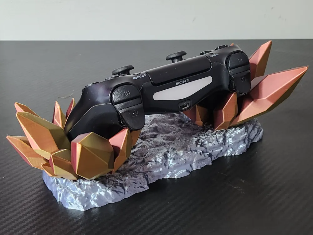 Crystal PS4 controller holder by uni3Dworld - MakerWorld