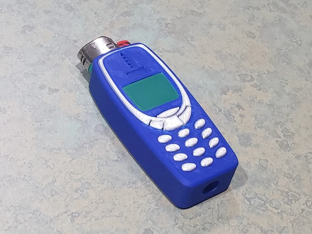 Nokia 3310 Bic Lighter Case - Free 3D Print Model - MakerWorld