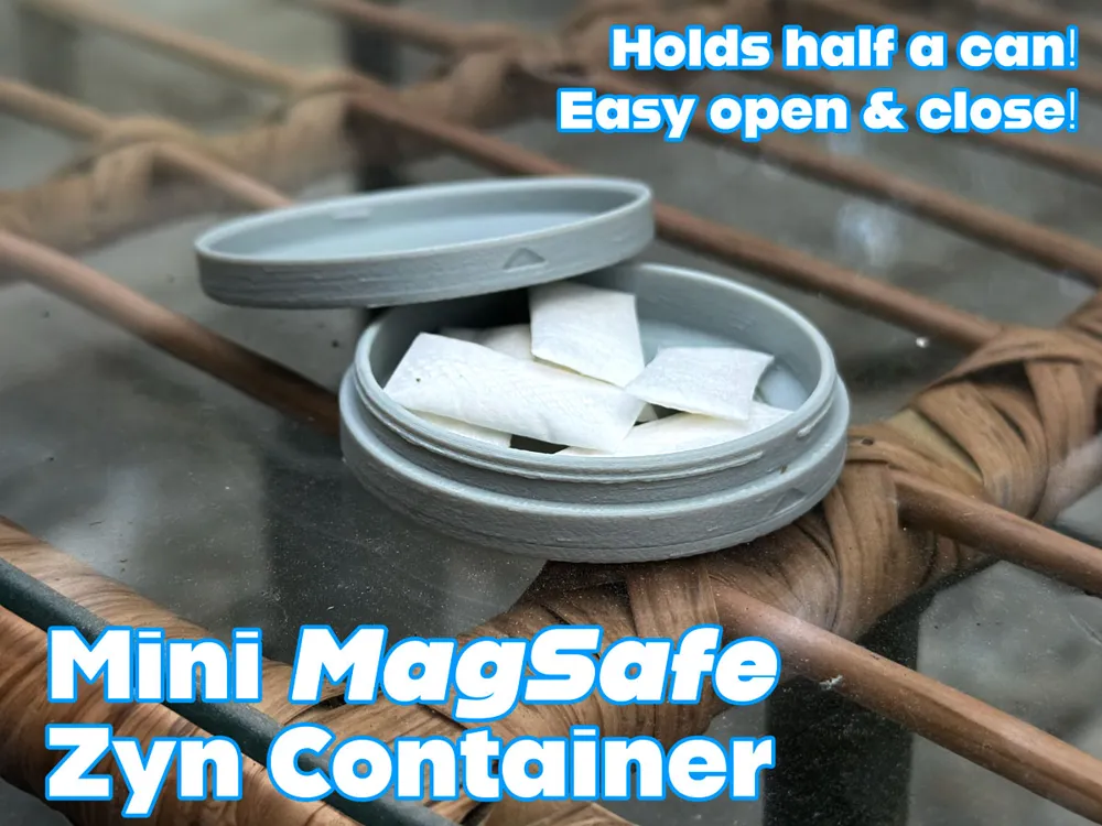 Mini MagSafe Zyn Container by krizdingus MakerWorld: Download Free 3D ...