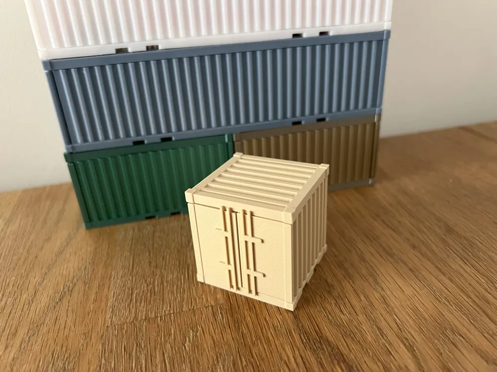 smooth door/backside container 1/64 for hotwheel - Free 3D Print Model ...