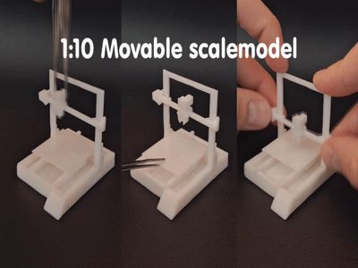 Movable scalemodel of a 3D printer by Creative Electronics - MakerWorld