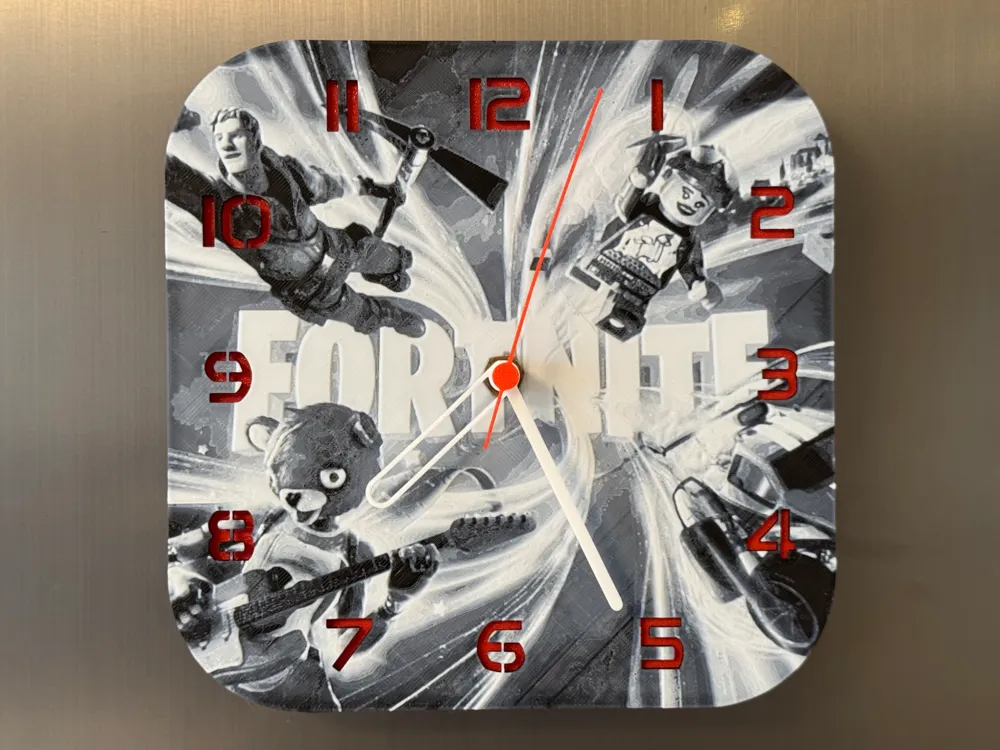 wall / desk clock Fortnite by cP3D - MakerWorld
