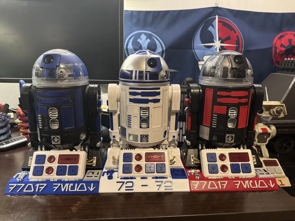 Droid Depot R-Unit & Remote Display Stand - Free 3D Print Model ...