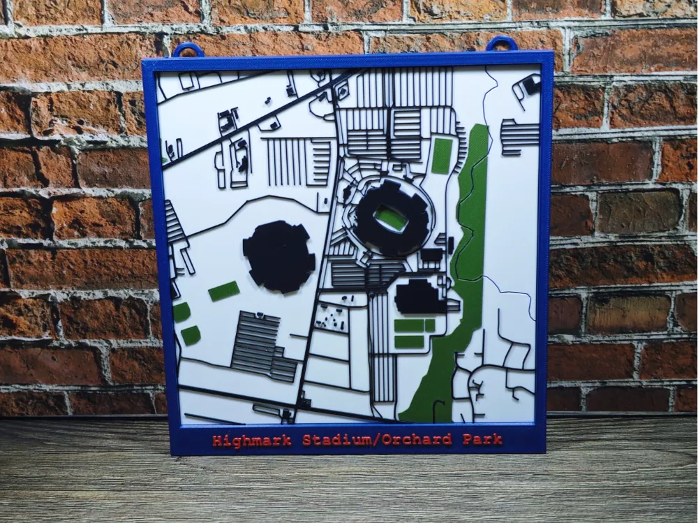 Highmark Stadium - Buffalo Bills 3D Miniaturmodell - Free 3D Print ...