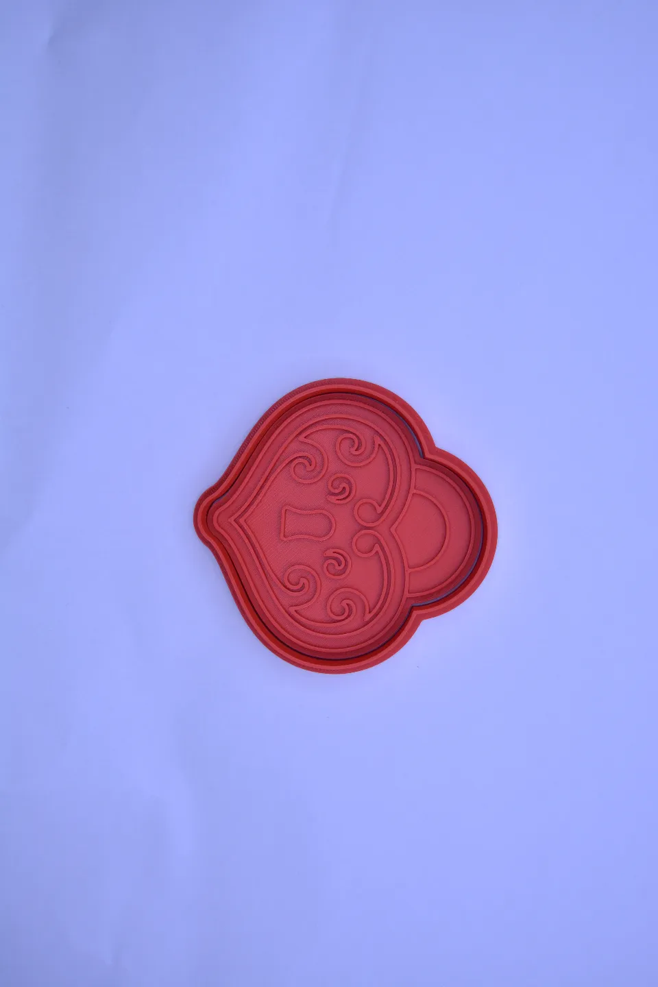 Valentine - Heart lock cookie cutter / stamp by Indibles - MakerWorld