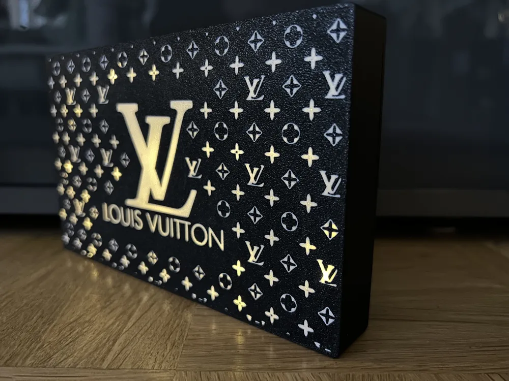 LV Design Lamp - Free 3D Print Model - MakerWorld