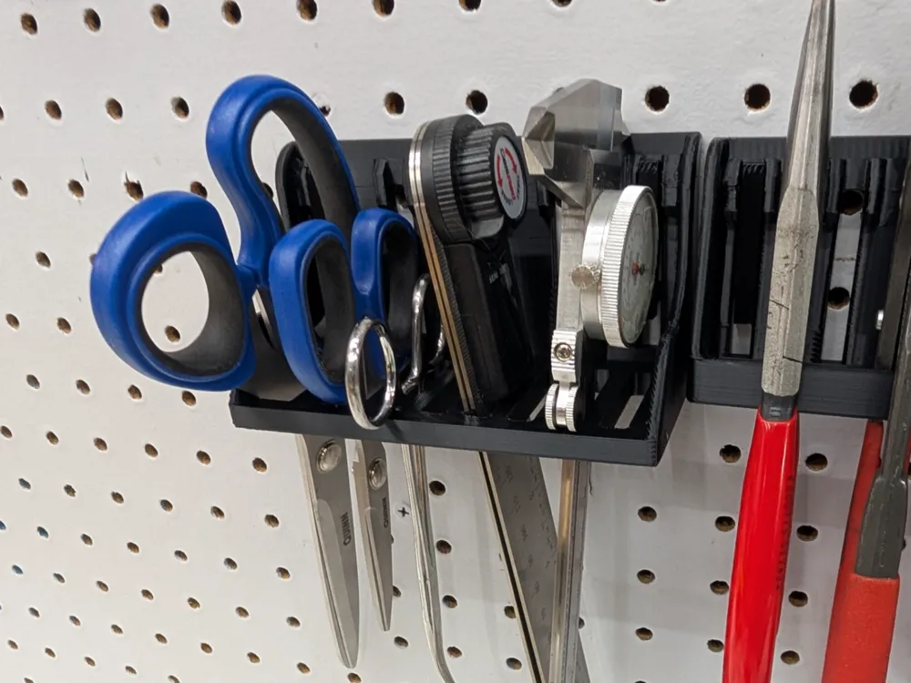 Peg Board Caliper and Scissor Holder by EyeOutThere MakerWorld: Download Free 3D Models
