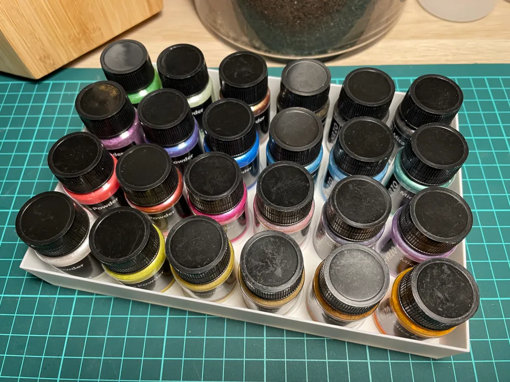 Mica Powder Tray (24 Bottles) by Nuim - MakerWorld