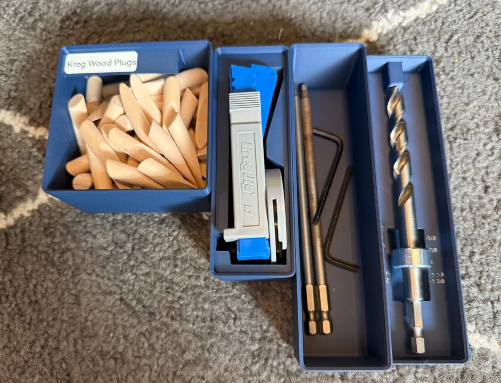 Gridfinity Kreg Jig R3 Storage System by Hopper_Dropper - MakerWorld