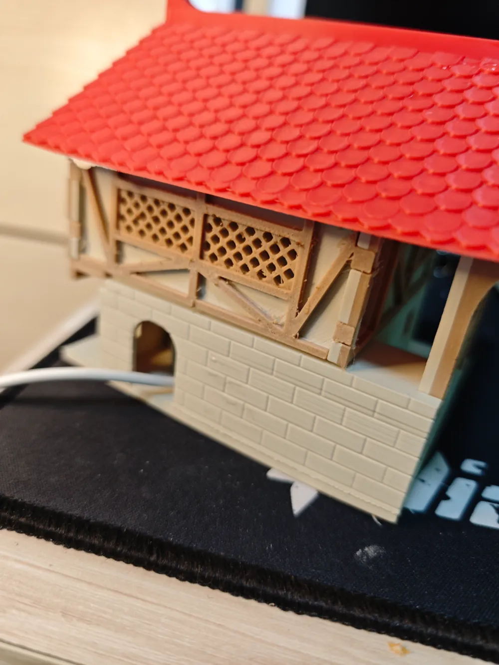 Medieval blacksmith shop （Night Light） - Free 3D Print Model - MakerWorld