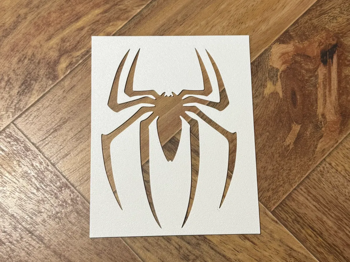 Spider-Man Stencil – Superhero Craft Template - Free 3D Print Model ...