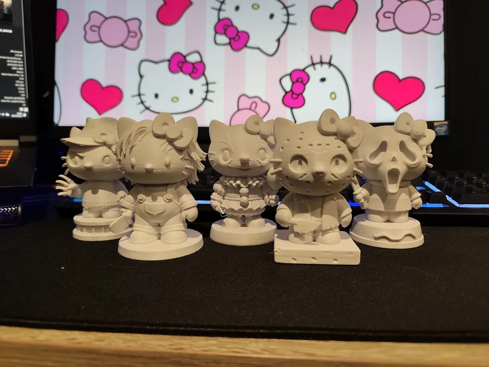 Hello Kitty - Horror Icons - Free 3D Print Model - MakerWorld