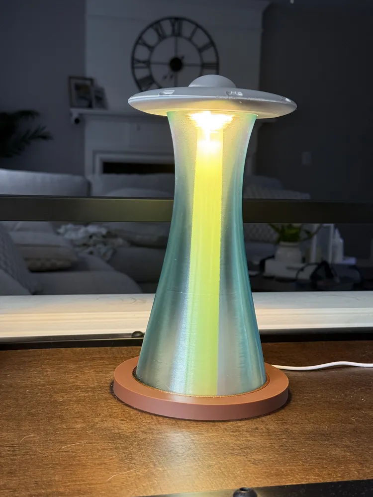 LED Lamp - Translucent UFO Beam Light! by ShapeShift 3D Creations ...