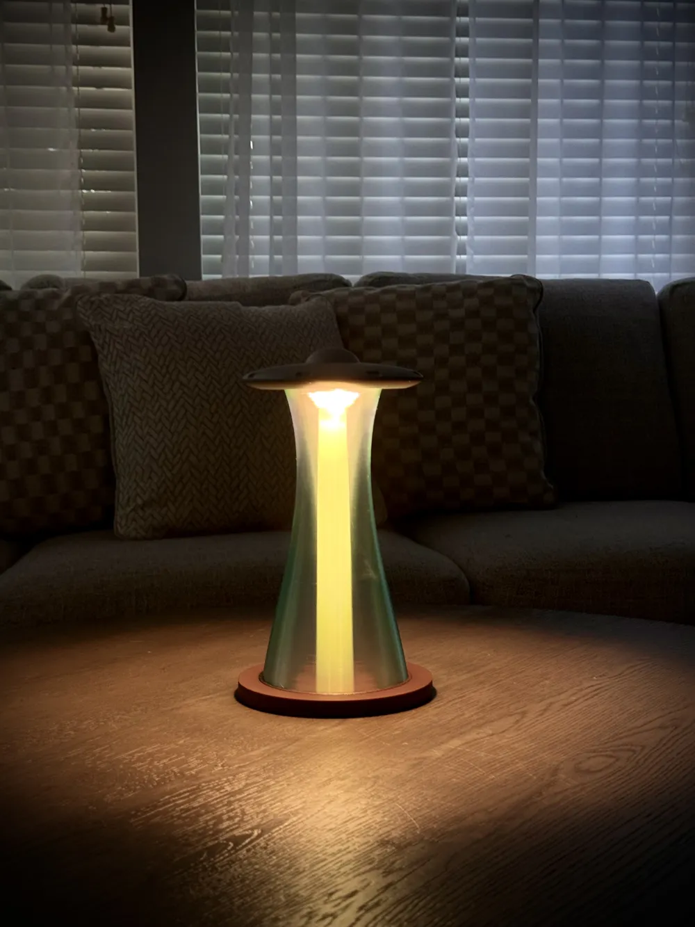 LED Lamp - Translucent UFO Beam Light! by ShapeShift 3D Creations ...