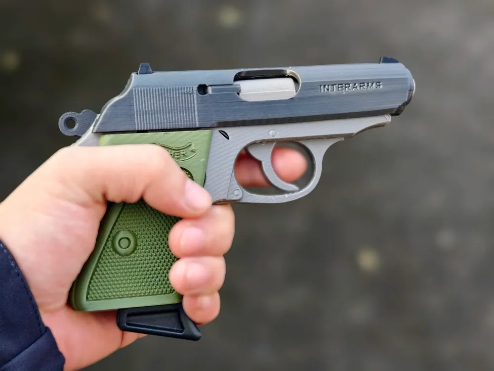 007이 가장 사랑했던 독일 발터 Ppk 권총 장난감 모델 By 补补觉去makerworld 무료 3d 모델 다운로드