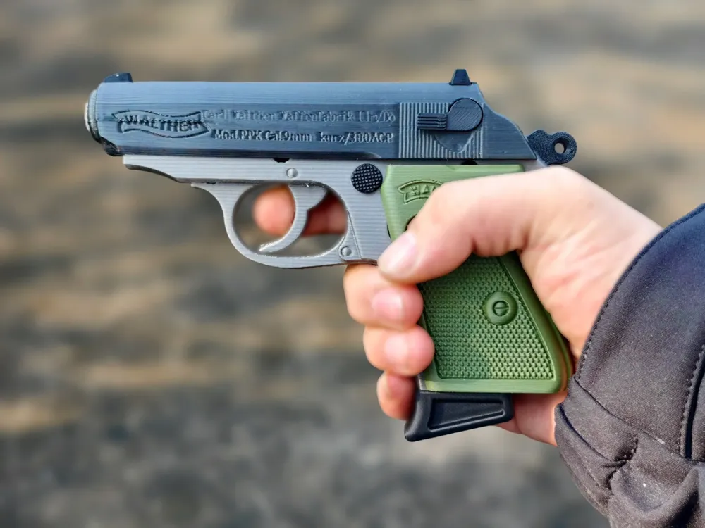 007's Favorite Walther PPK Toy Gun Model - Free 3D Print Model - MakerWorld