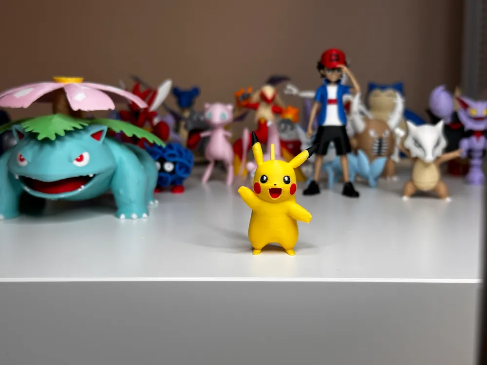 Pikachu (Pokemon) 4 Color 46mm Tall by LCFigure - MakerWorld