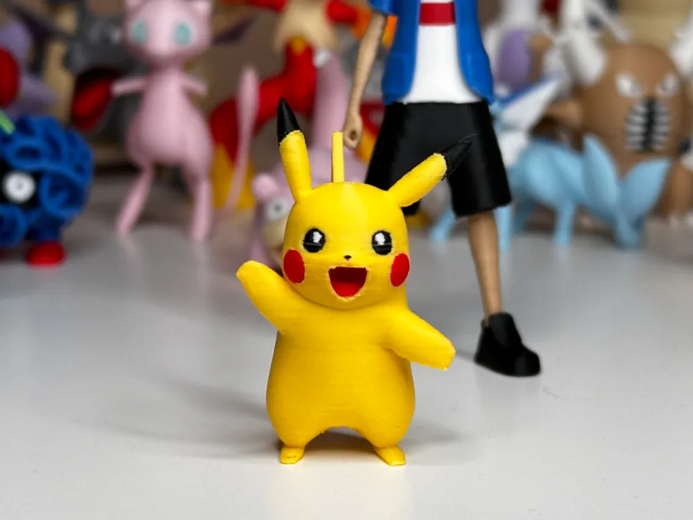 Pikachu (Pokemon) 4 Color 46mm Tall by LC.Figure - MakerWorld