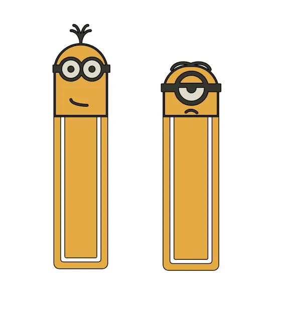 Stuart & Kevin Minion Bookmarks by Kevin - MakerWorld