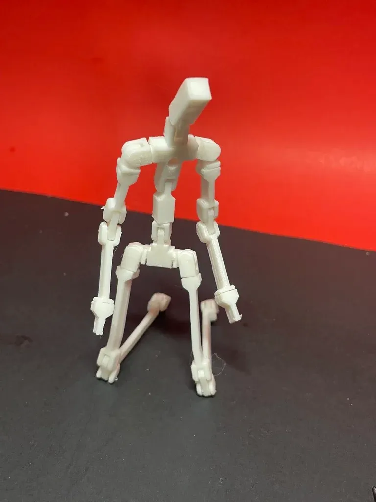 Print in place articulating figure armature by Ajax - MakerWorld