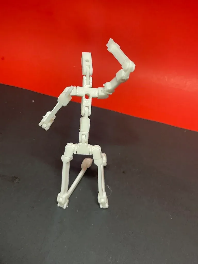 Print in place articulating figure armature by Ajax - MakerWorld