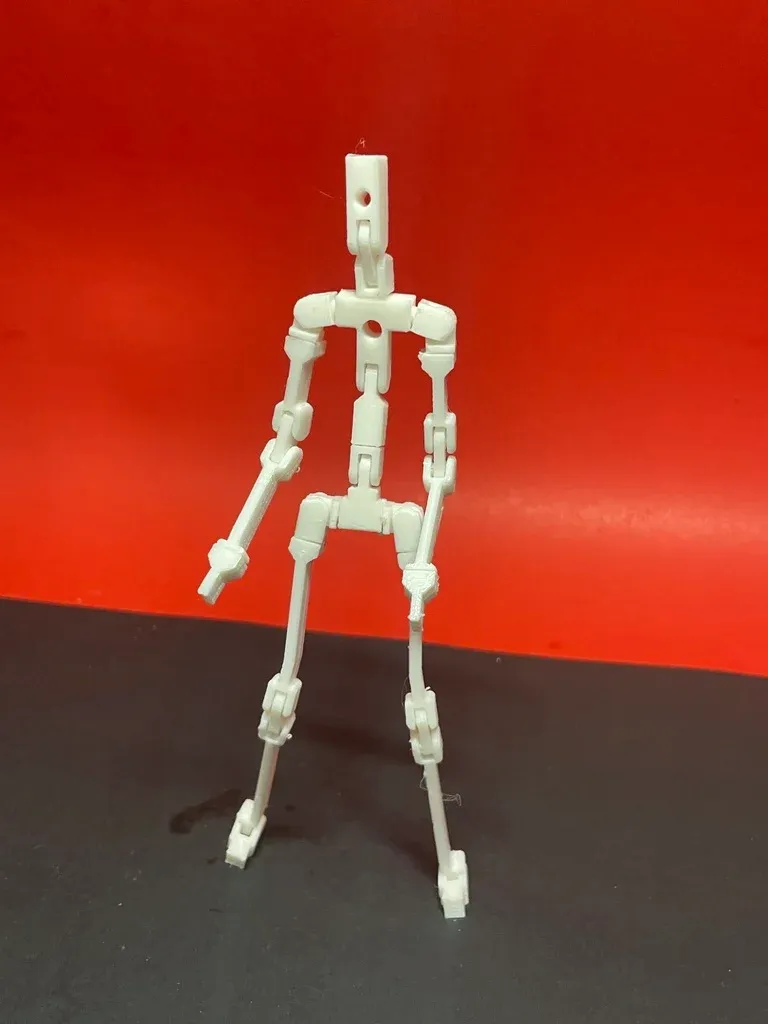 Print in place articulating figure armature by Ajax - MakerWorld