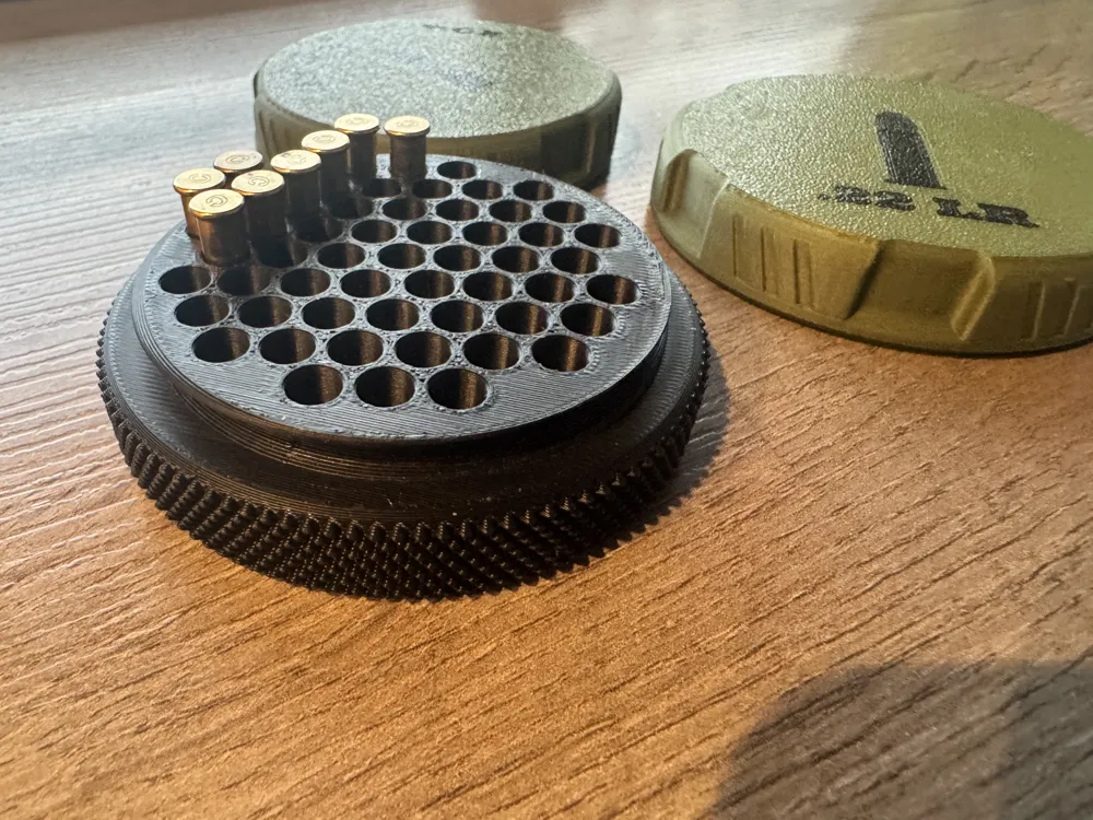 22LR ammunition Box, 50 bullets - Free 3D Print Model - MakerWorld