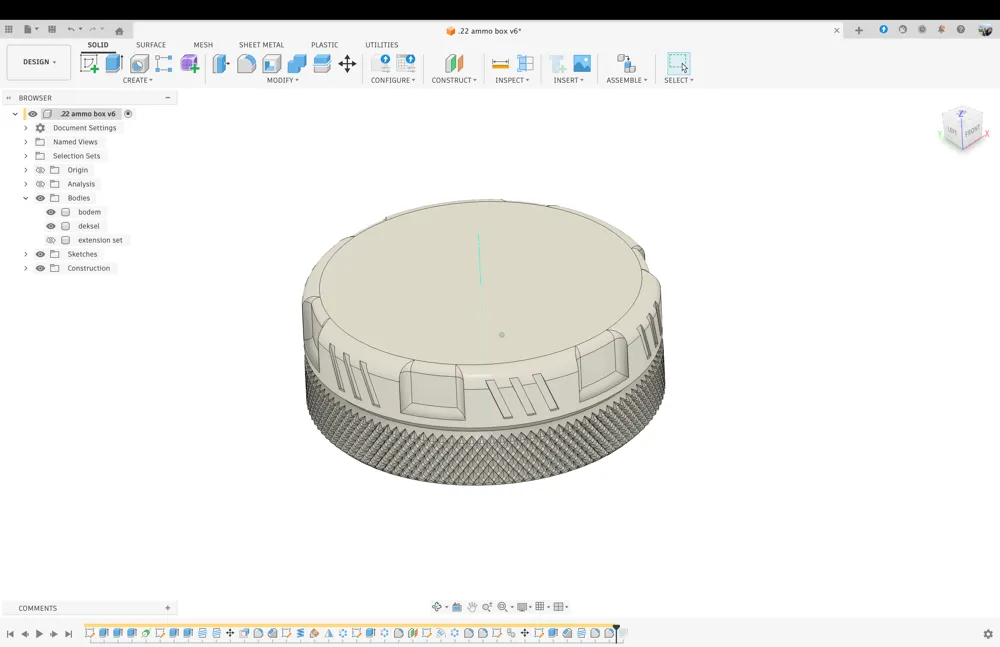 22LR ammunition Box, 50 bullets - Free 3D Print Model - MakerWorld