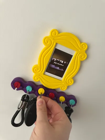 Friends Themed Key Holder With Polaroid Display by LADAKA DESIGNS ...