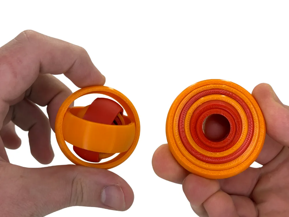 Gyro Fidget - Six Rings by Neil - MakerWorld
