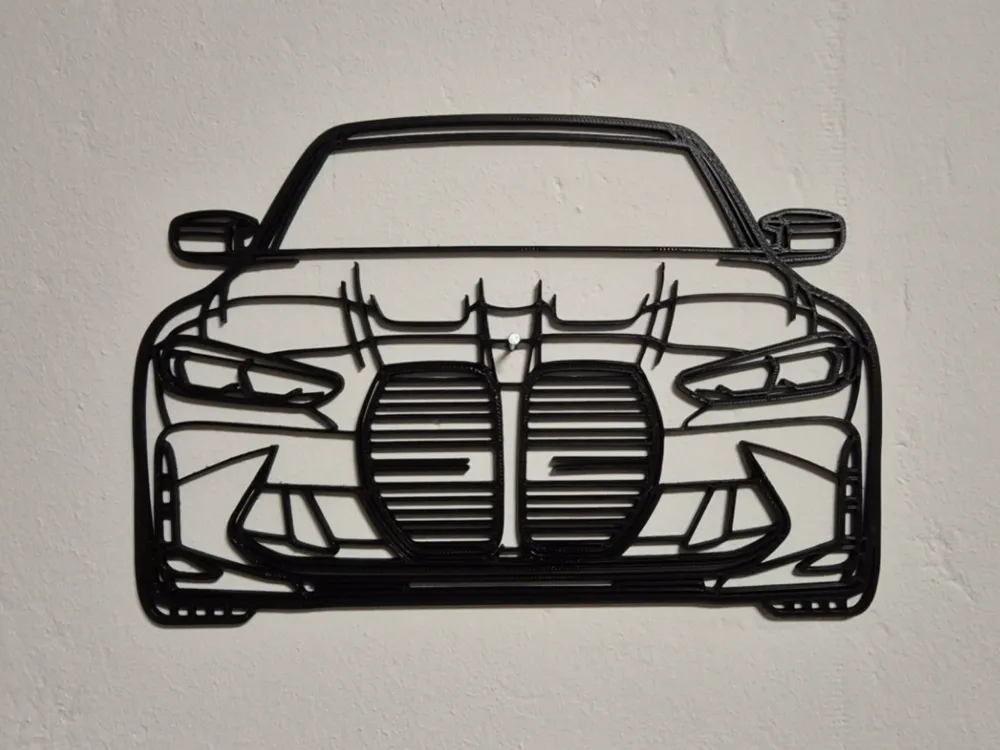 BMW M3 G80 G81 Front Profile - Free 3D Print Model - MakerWorld