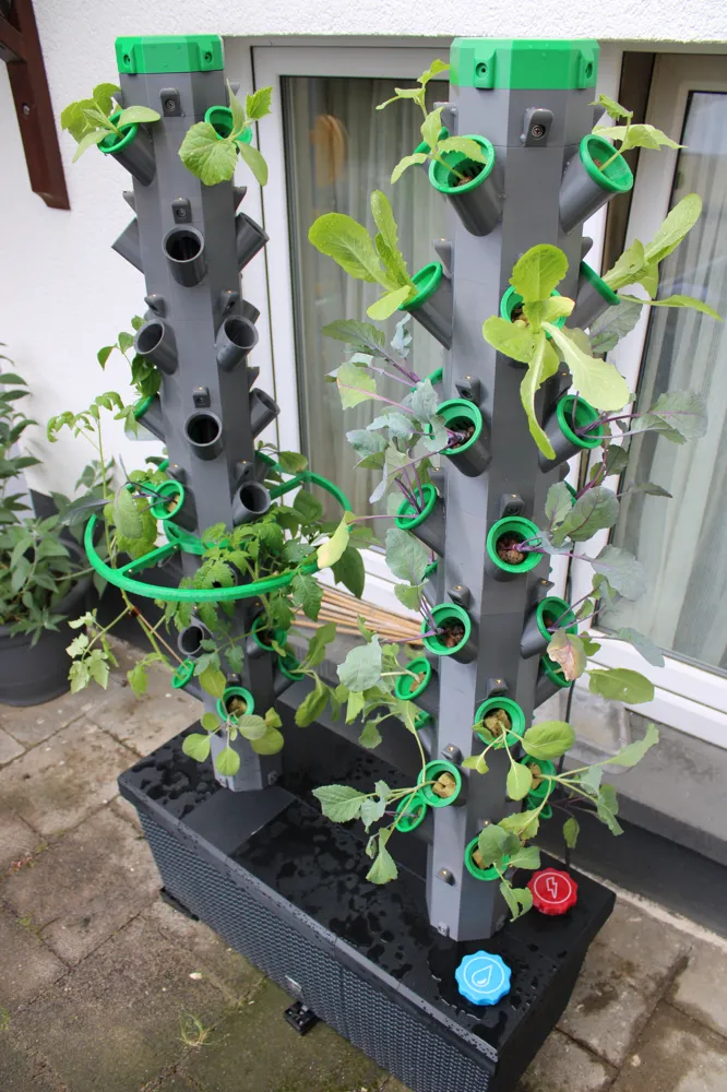 Hydro Tower - Full Modular V05.2025 - Hydrophonic by Michi MakerWorld ...