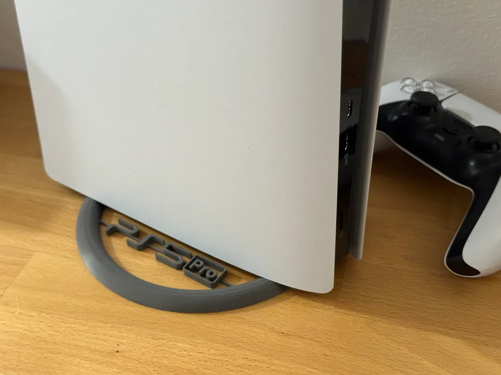 PS5 Pro Stand - Free 3D Print Model - MakerWorld