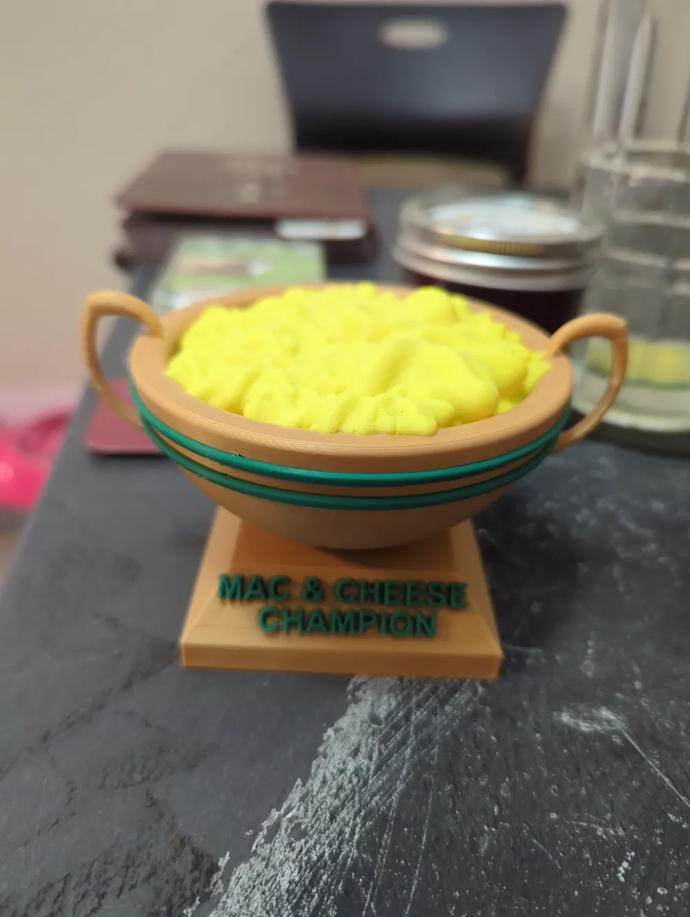Mac and Cheese Champion Trophy by CMB3D_Designs MakerWorld: Download ...