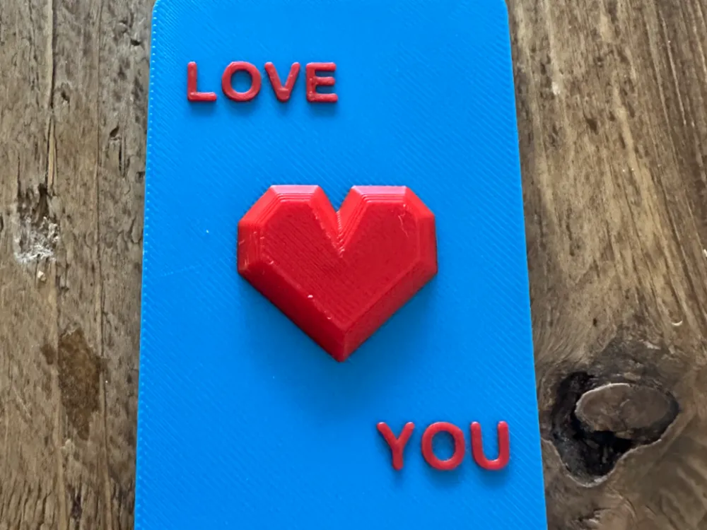 3D Valentine Card by Samurai - MakerWorld