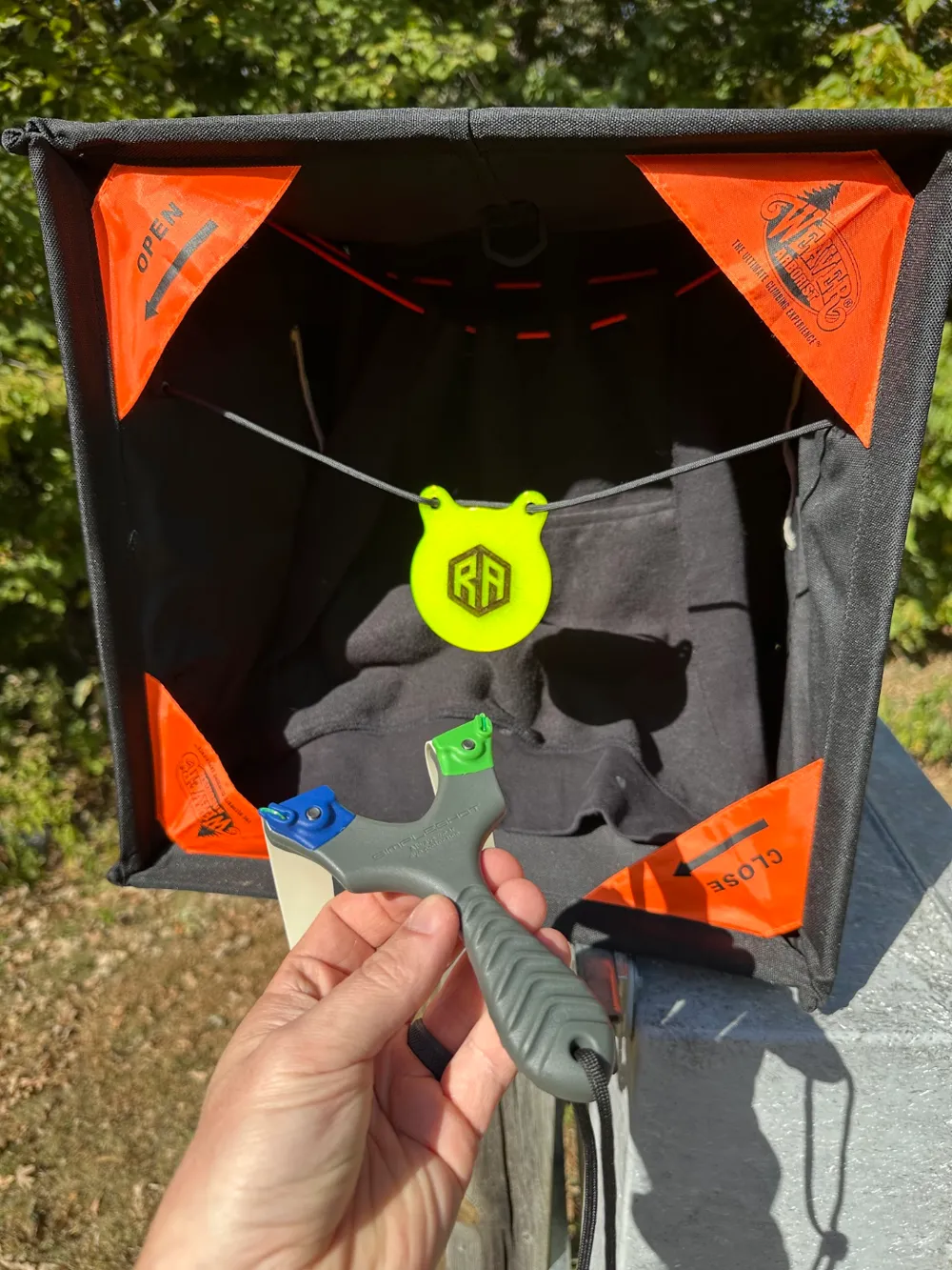 3" Gong Style Target Slingshot Catapult Nerfgun by RomeoAlfa MakerWorld ...