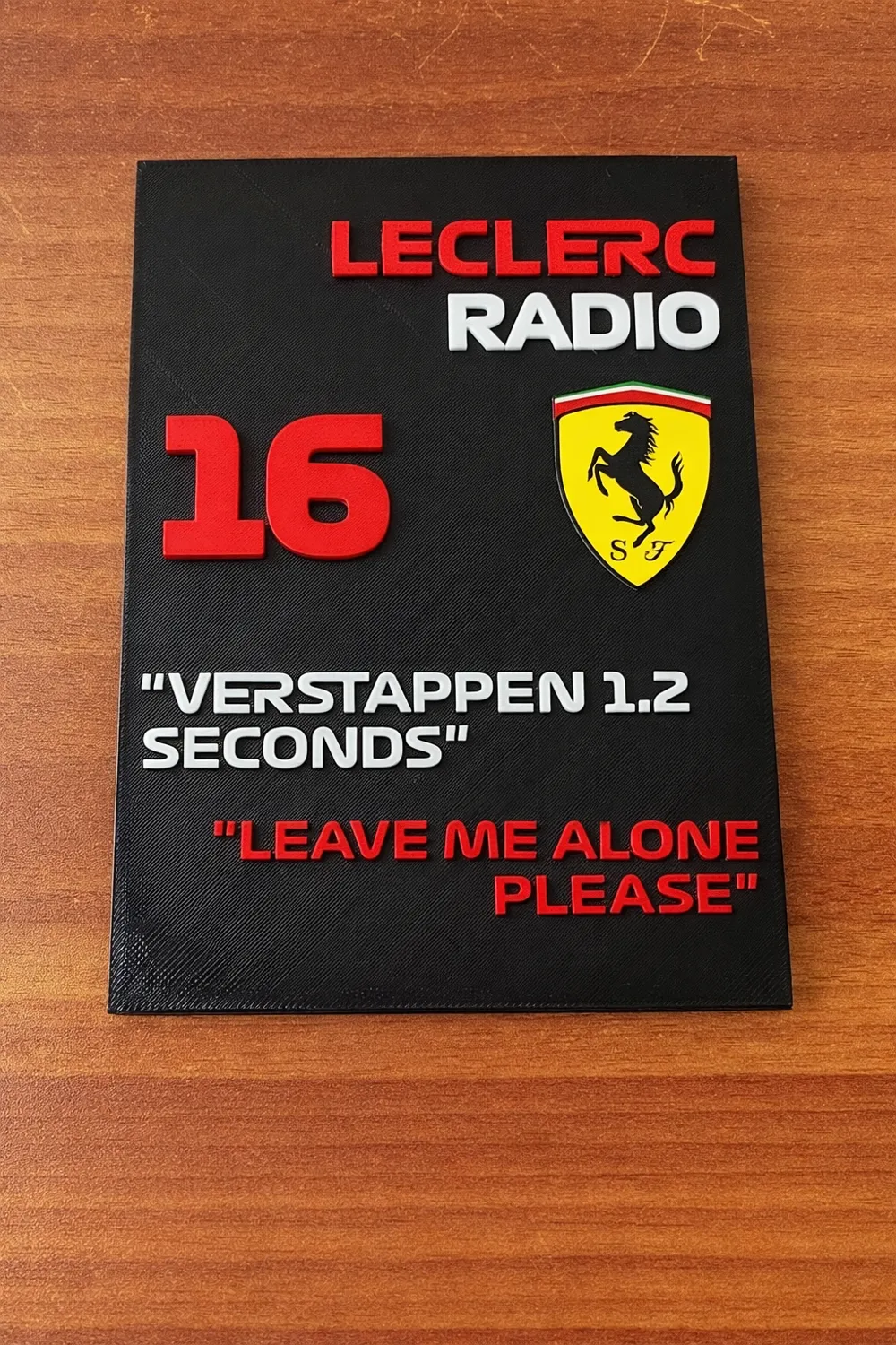 TEAM RADIO LECLERC 01 (2025) - Free 3D Print Model - MakerWorld