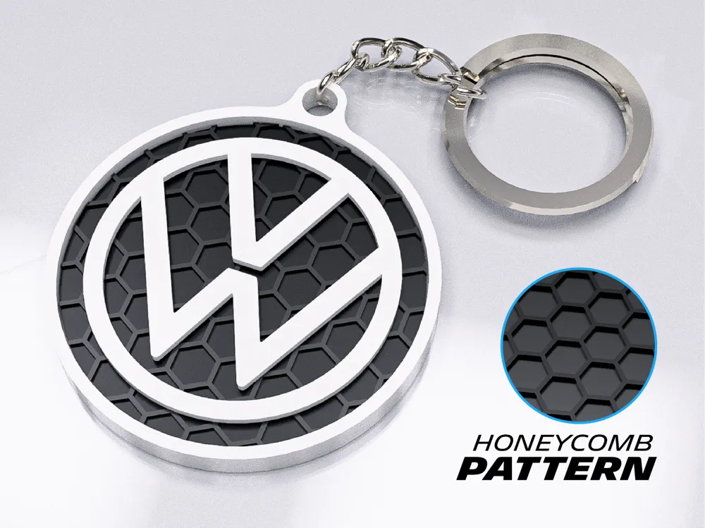 Volkswagen Keychain by Krystian3D MakerWorld: Download Free 3D Models