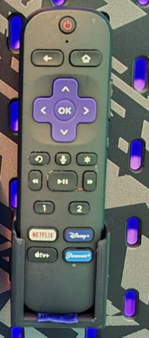 Roku Remote Control Skadis T-Slot holder by RM Engineering MakerWorld ...