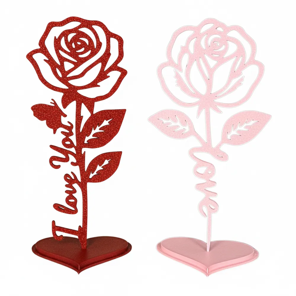 Te amo rosa - Modelo de impresión 3D gratuito - MakerWorld