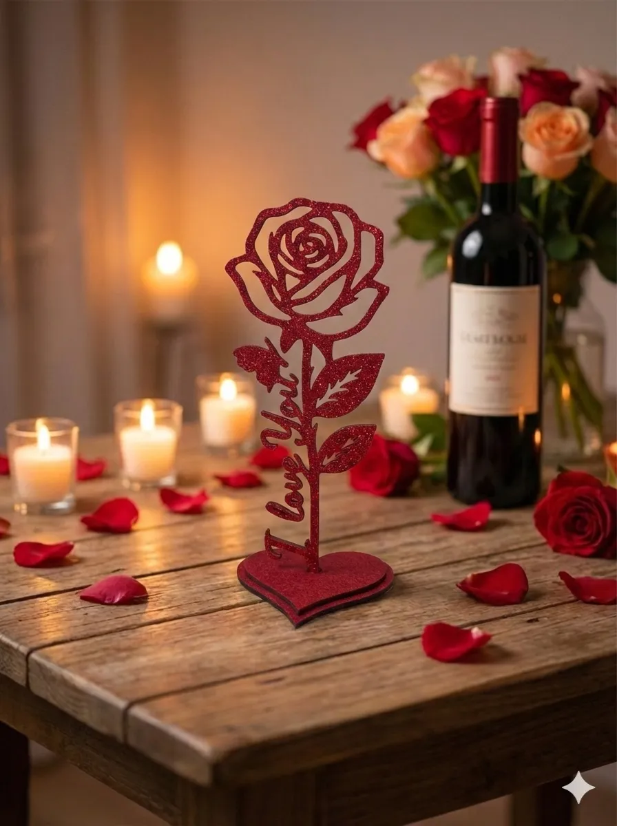 I love you rose - Free 3D Print Model - MakerWorld