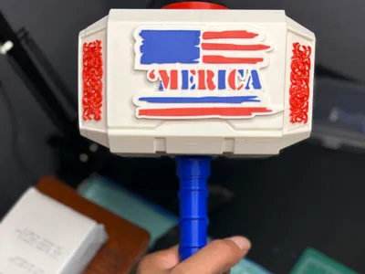 Mjolnir - Thor Hammer Remixed by emp3thy MakerWorld: Download Free 3D ...