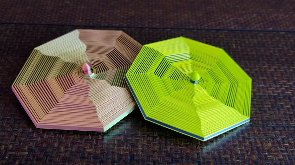 Octa Layer Fidget – rotatable & movable layers - Free 3D Print Model ...