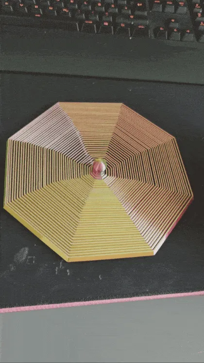 Octa Layer Fidget – rotatable & movable layers - Free 3D Print Model ...