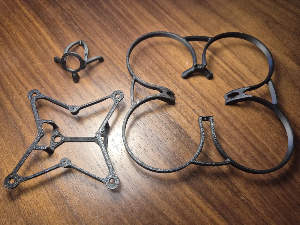 LIGHT small tiny whoop fpv drone frame prop guards - Free 3D Print ...